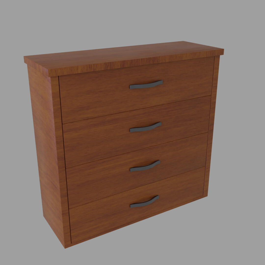 ArtStation - 3D Dresser | Game Assets