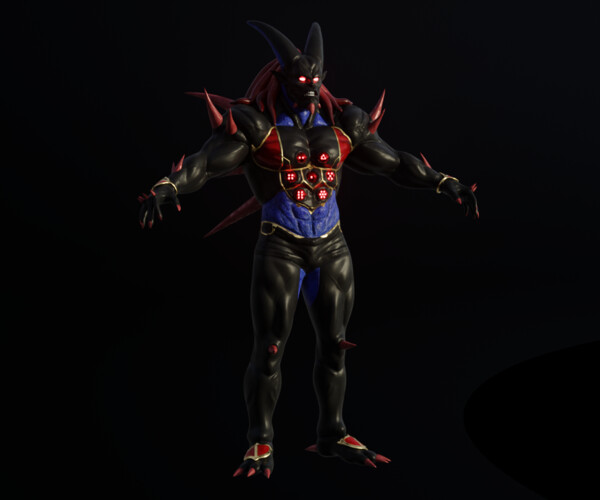 ArtStation - Transcended Demon God Xeno Omega Shenron | Game Assets