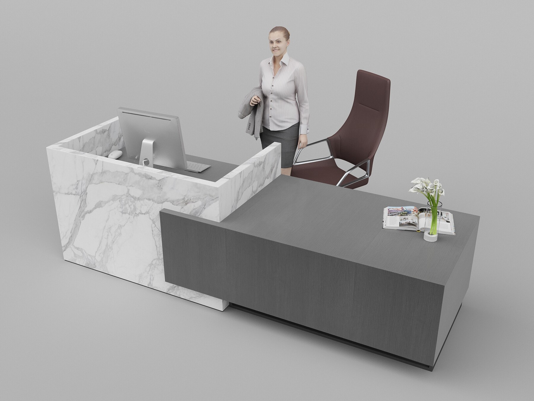 ArtStation - Reception Desk - 073 | Resources