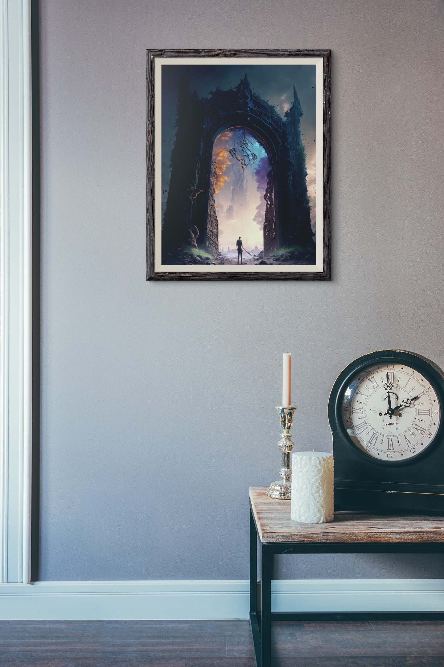 ArtStation - Realms Beyond: A Man's Gaze into the Unknown | Artworks