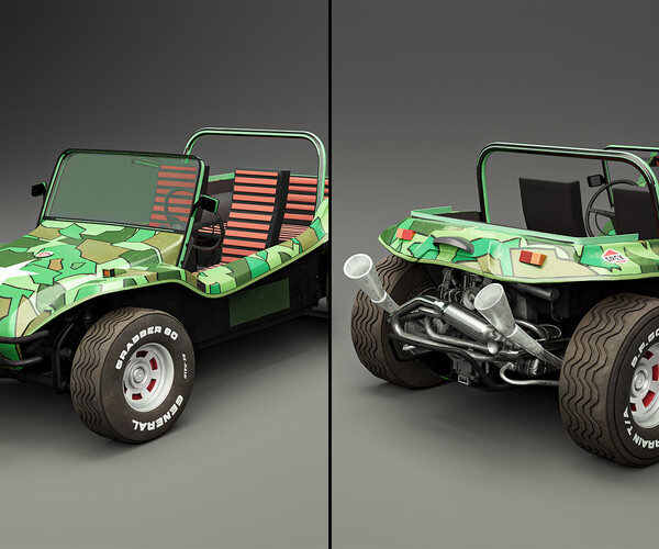 ArtStation - Gorillaz Geep | Game Assets