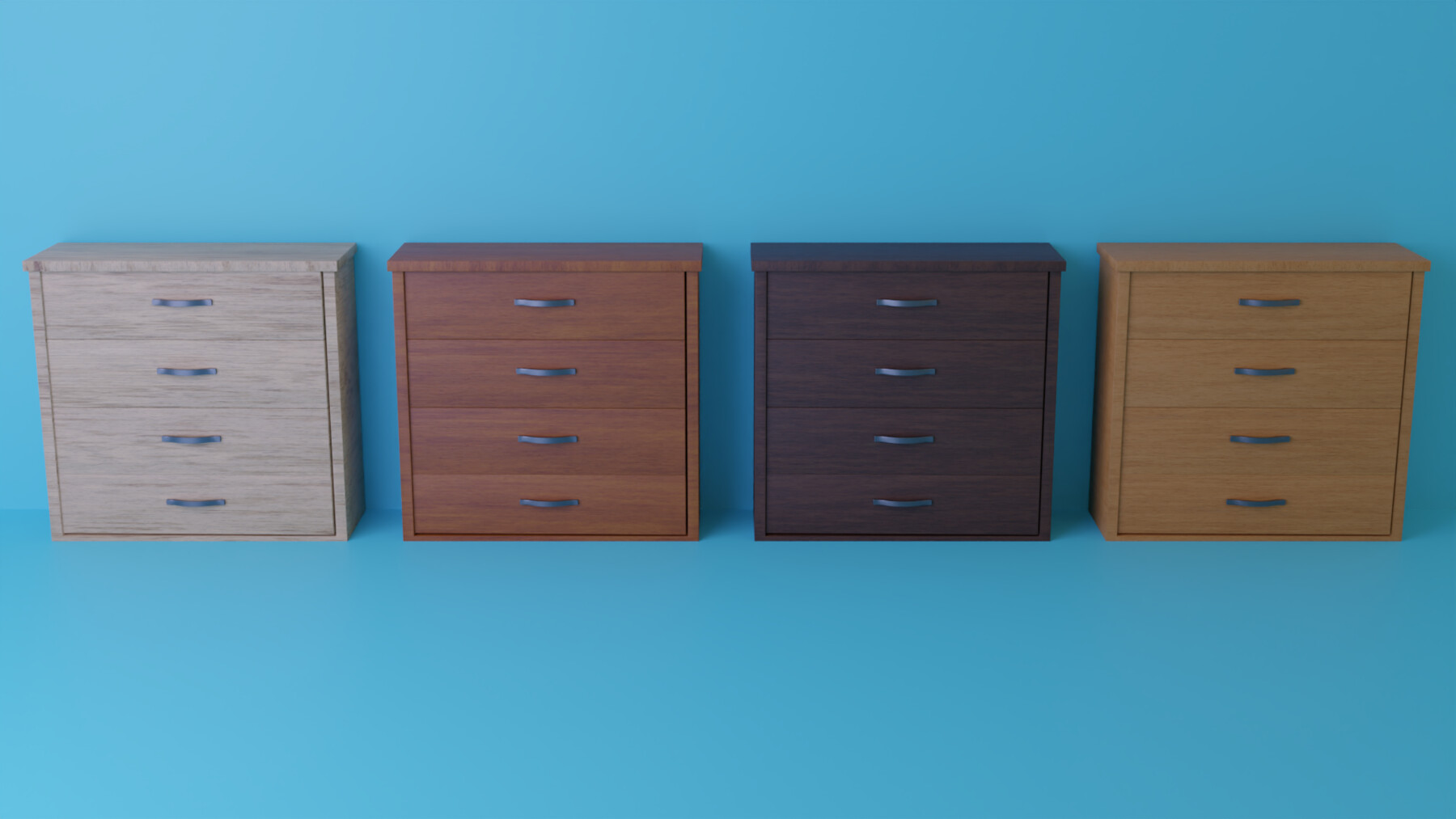 ArtStation - 4 Dresser Pack | Game Assets