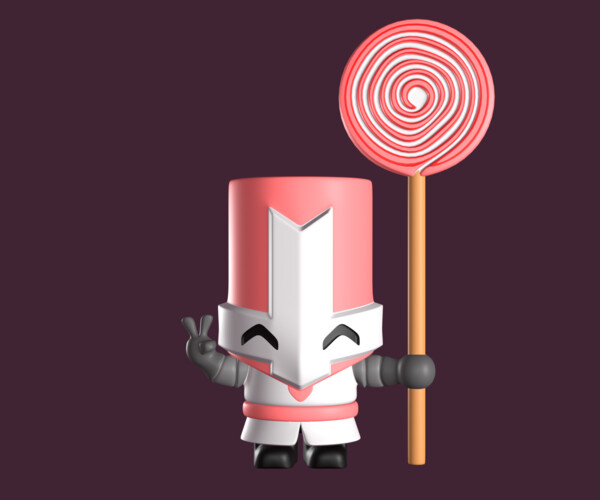 ArtStation - Pink Knight - Castle Crashers | Resources