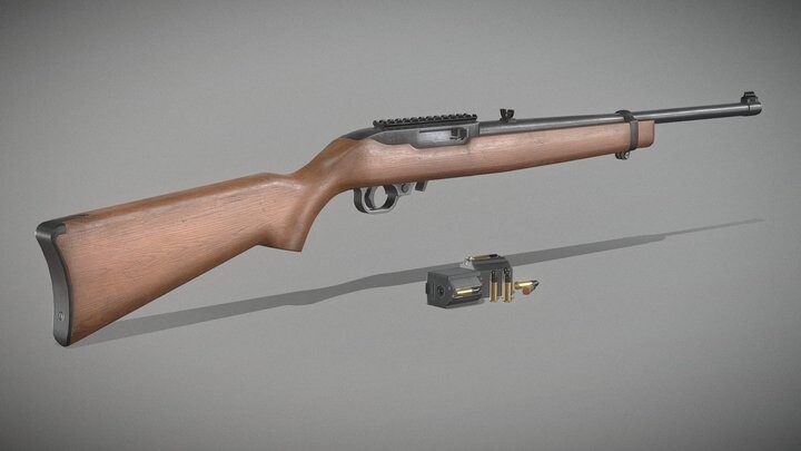 ArtStation - Ruger 10/22 Carbine | Game Assets