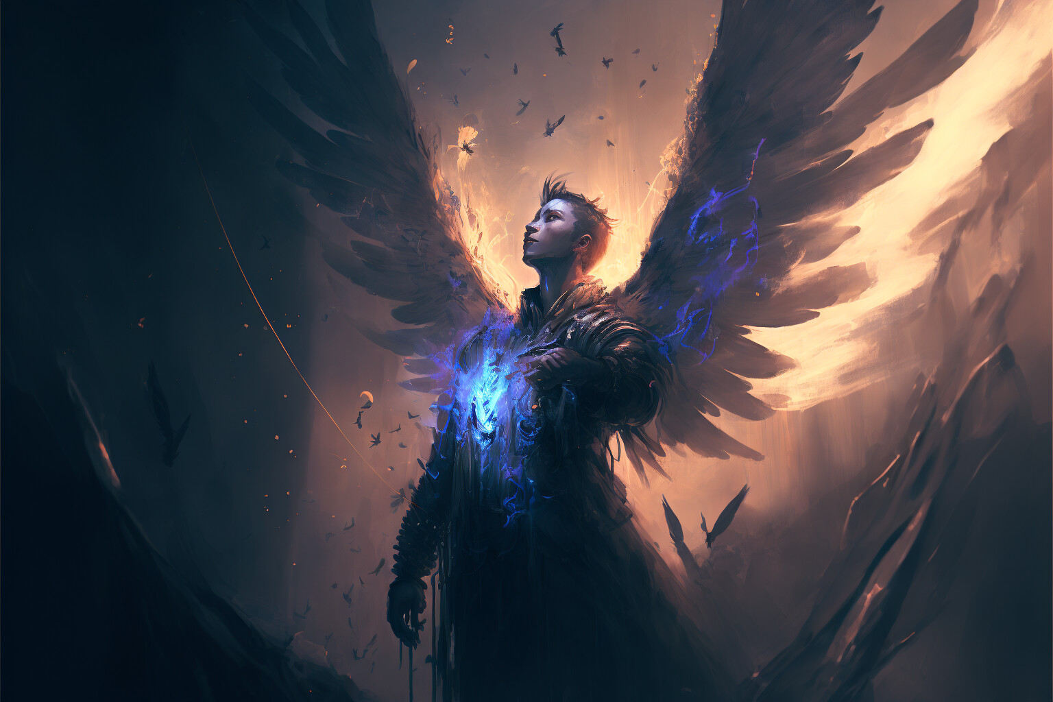 ArtStation - Unleashing the Spirit. A Painting of Love, Peace, and ...