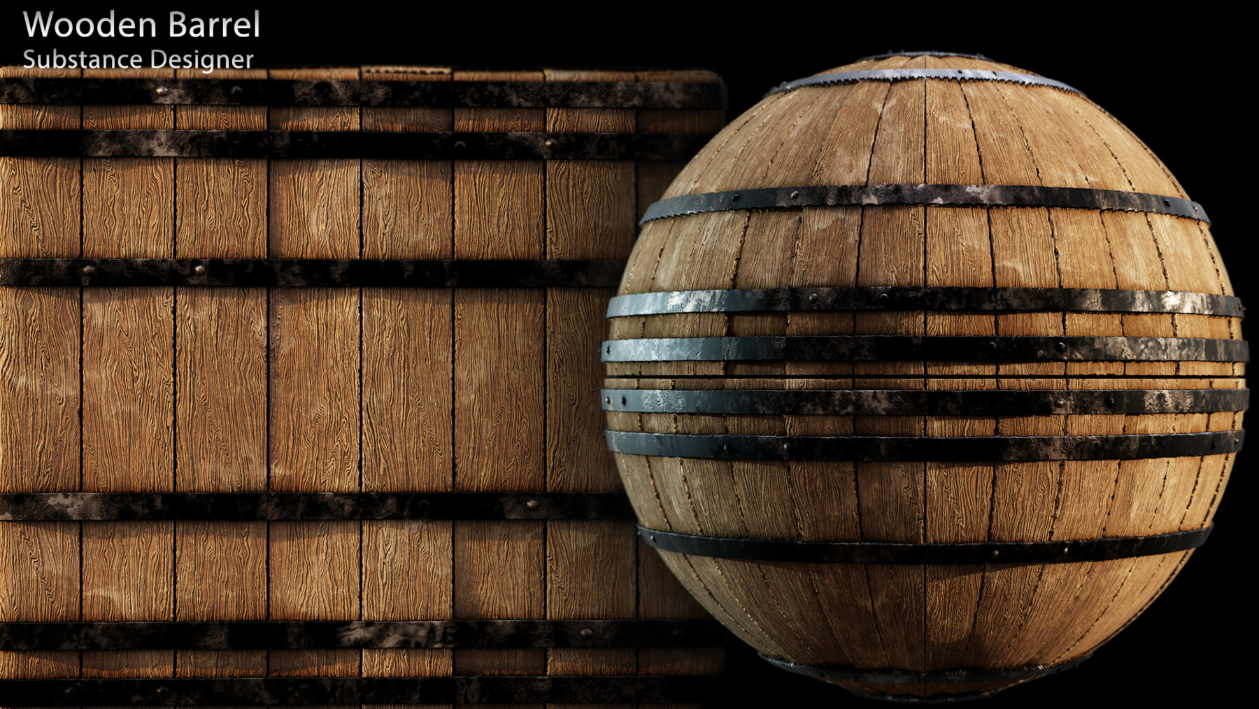 ArtStation - Wooden Barrel | Game Assets