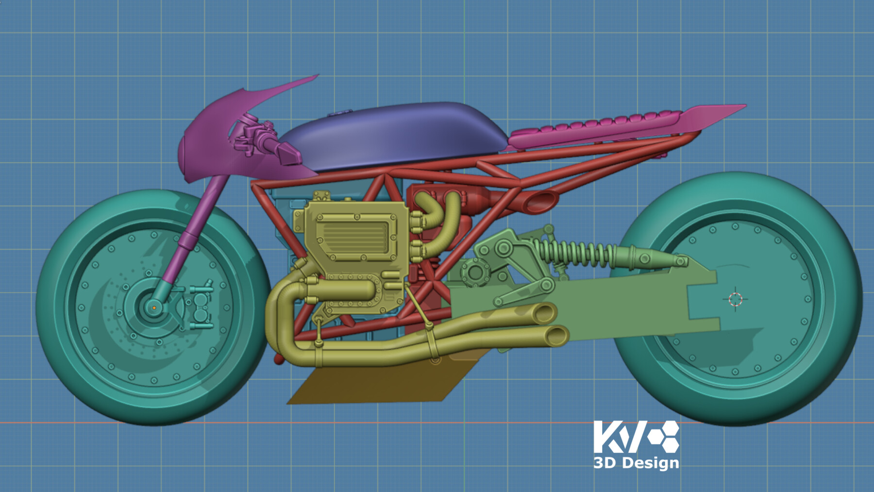 ArtStation - KV-The Batman Batcycle 2022 3D print model | Resources