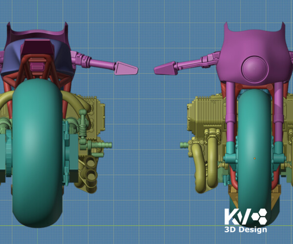 ArtStation - KV-The Batman Batcycle 2022 3D print model | Resources
