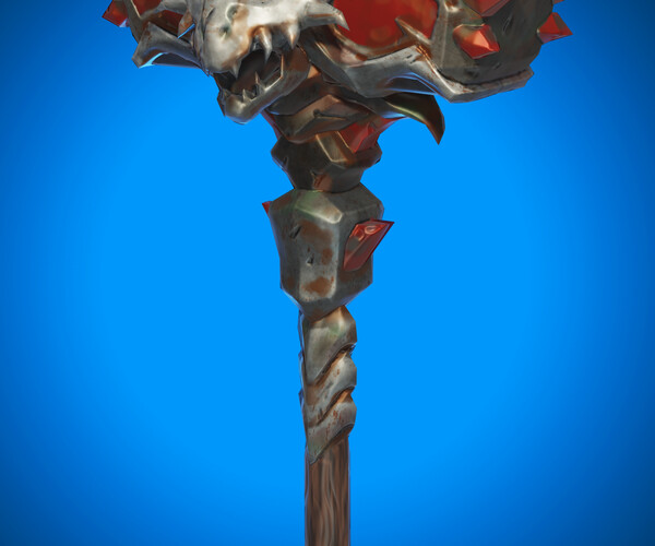 ArtStation - Stylized Hammer Weapon Low Poly Game Ready | Game Assets