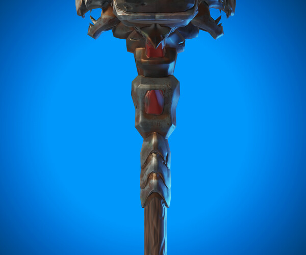 ArtStation - Stylized Hammer Weapon Low Poly Game Ready | Game Assets
