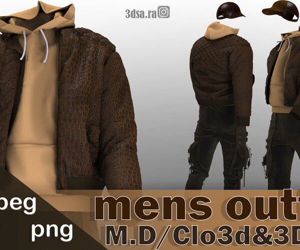 ArtStation - Mens Outfit | Game Assets