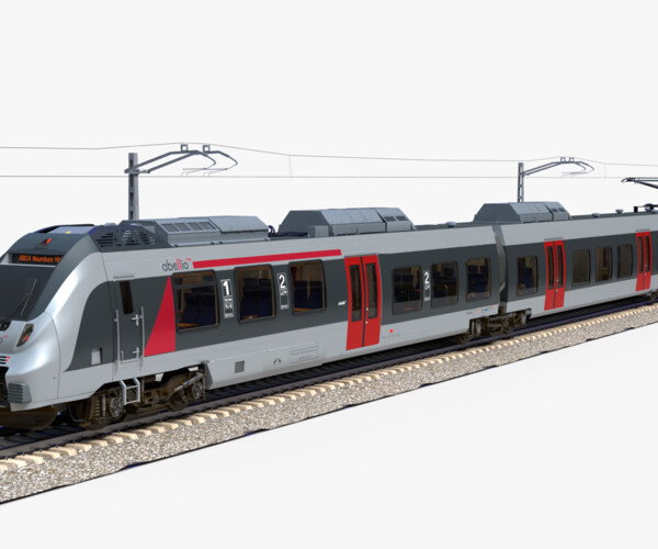 ArtStation - Bombardier TALENT 2 Train Abelio | Game Assets