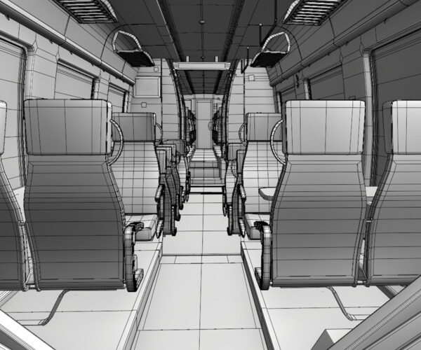 ArtStation - Bombardier TALENT 2 Train Abelio | Game Assets