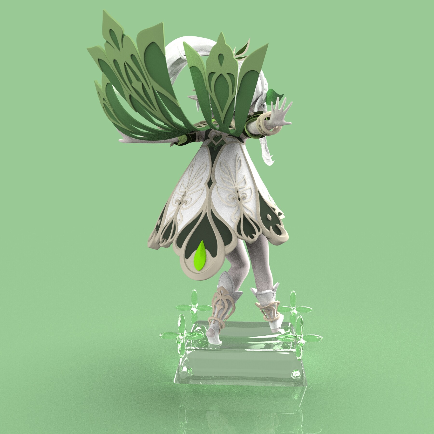 ArtStation - Nahida - Genshin Impact STL (First Attack Pose) | Resources