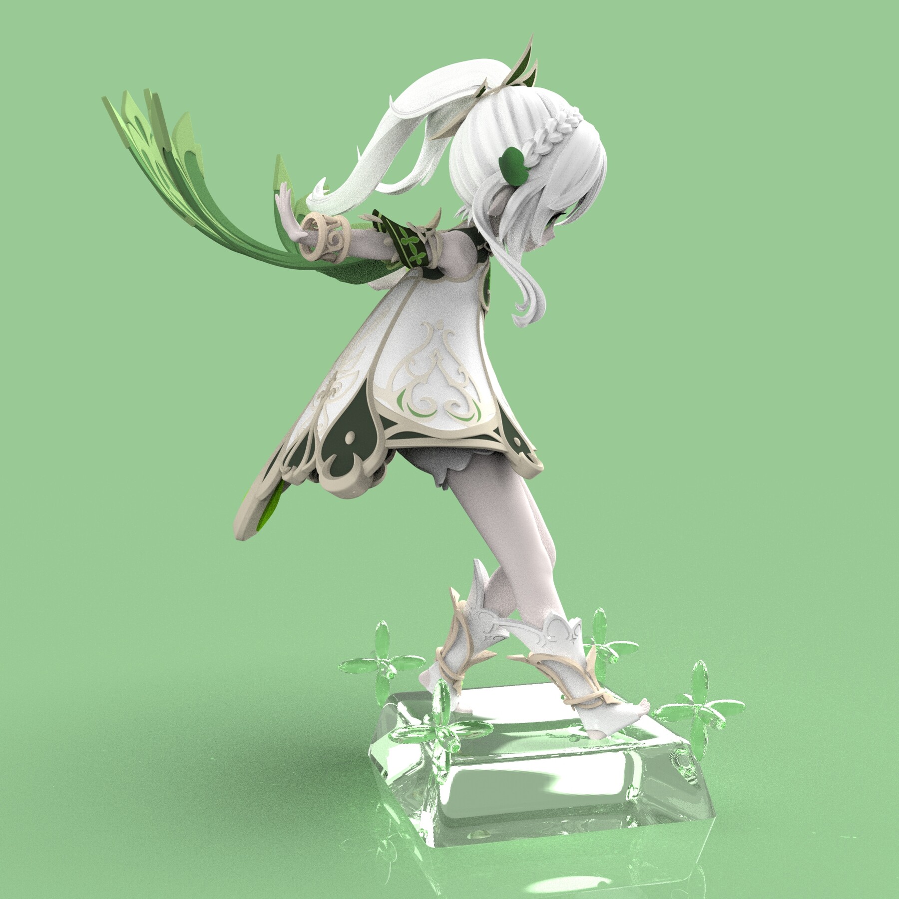 ArtStation - Nahida - Genshin Impact STL (First Attack Pose) | Resources