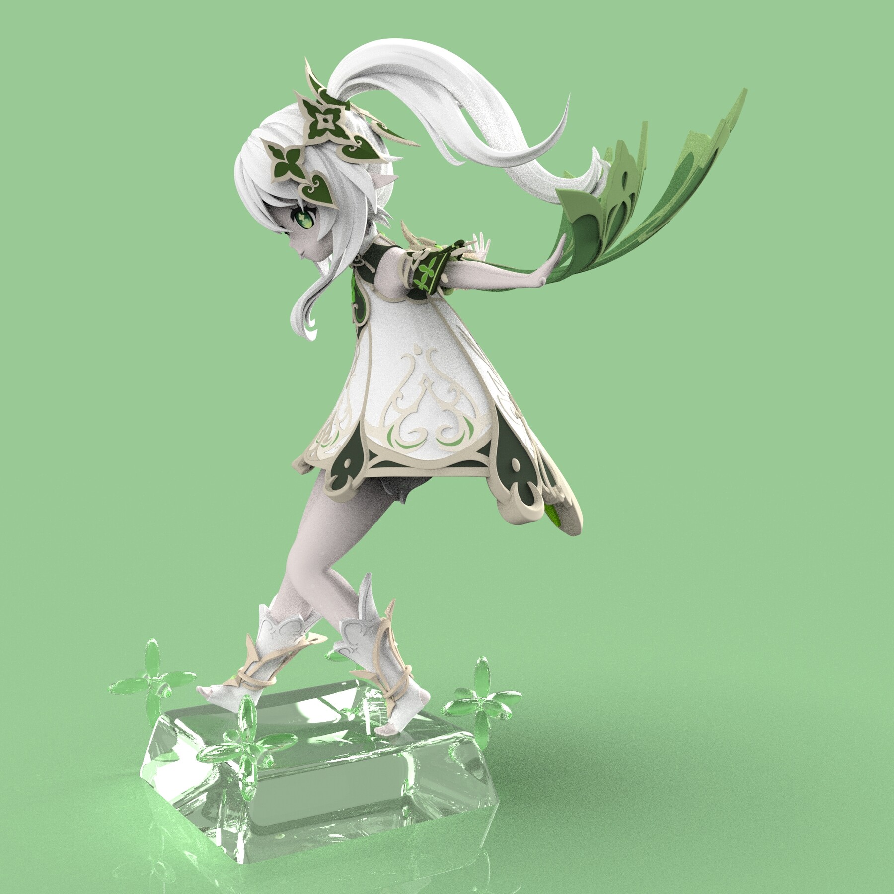 ArtStation - Nahida - Genshin Impact STL (First Attack Pose) | Resources