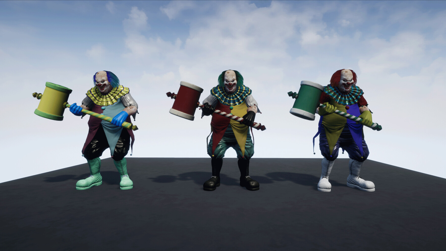 ArtStation - Killer Clown (Unreal Engine, Unity, .fbx and Textures ...