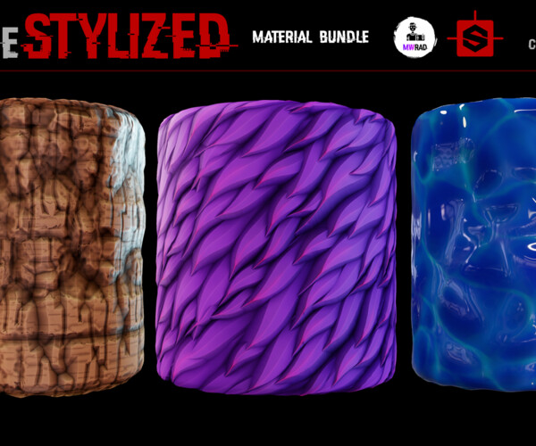 ArtStation - Free stylized material | Resources