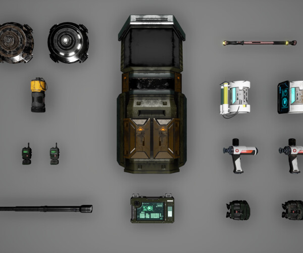 ArtStation - Military Items | Game Assets