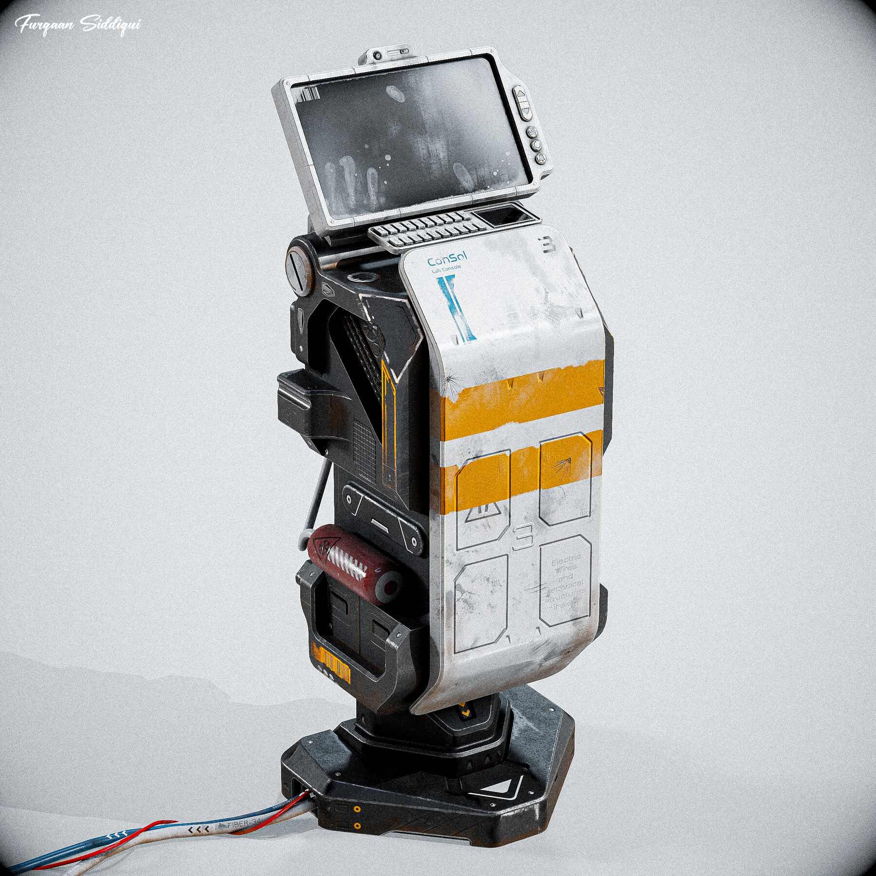 ArtStation - Sci-fi Console ARchie One | Game Assets