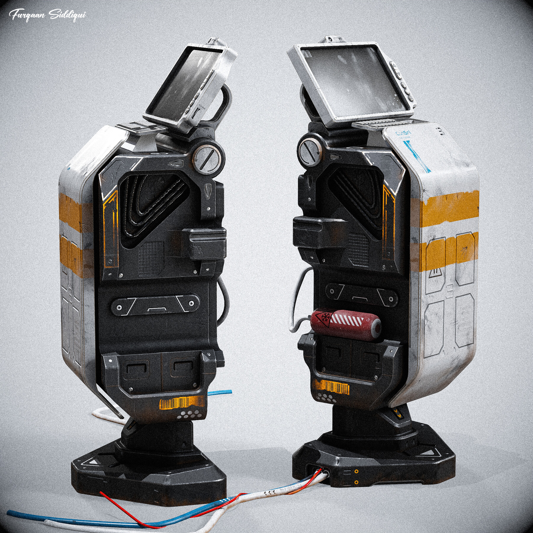 ArtStation - Sci-fi Console ARchie One | Game Assets