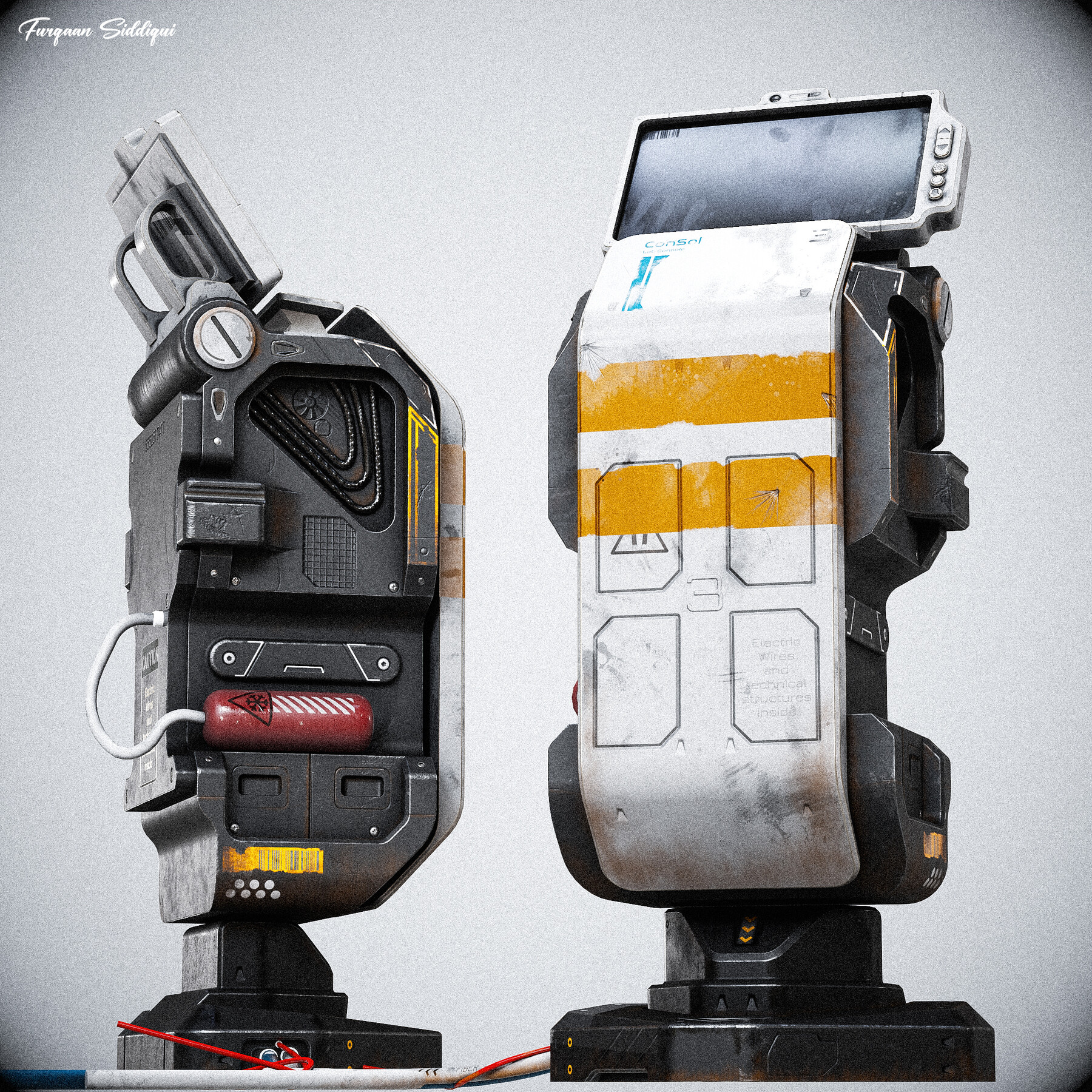 ArtStation - Sci-fi Console ARchie One | Game Assets