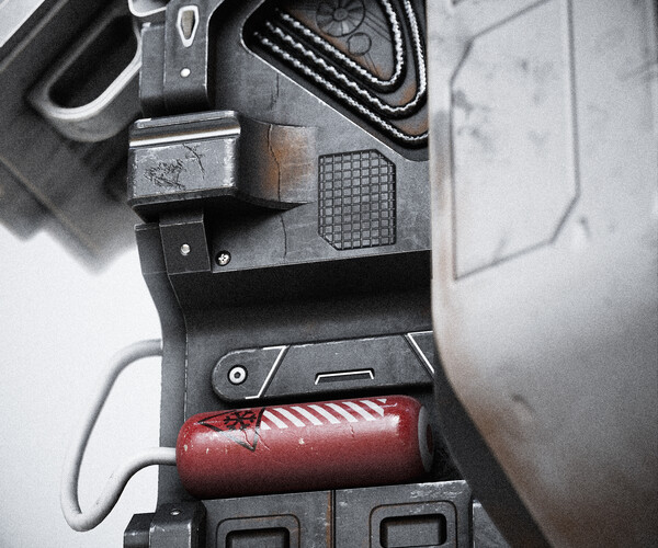 ArtStation - Sci-fi Console ARchie One | Game Assets