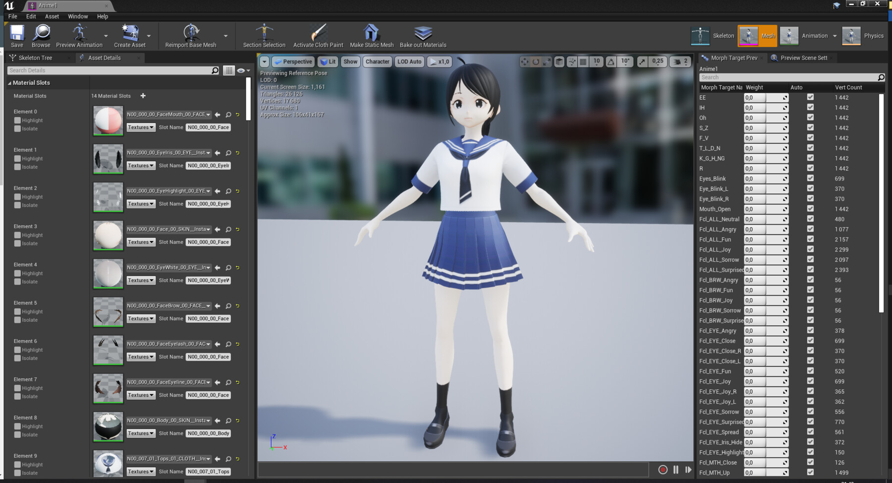 ArtStation - VRM girl Asian Woman RealTime japanese korean Female 3D VRCHAT Low-poly 3D model ...