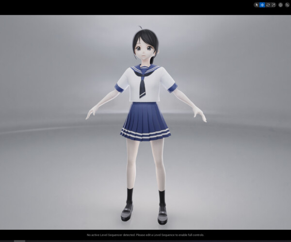 ArtStation - VRM girl Asian Woman RealTime japanese korean Female 3D ...
