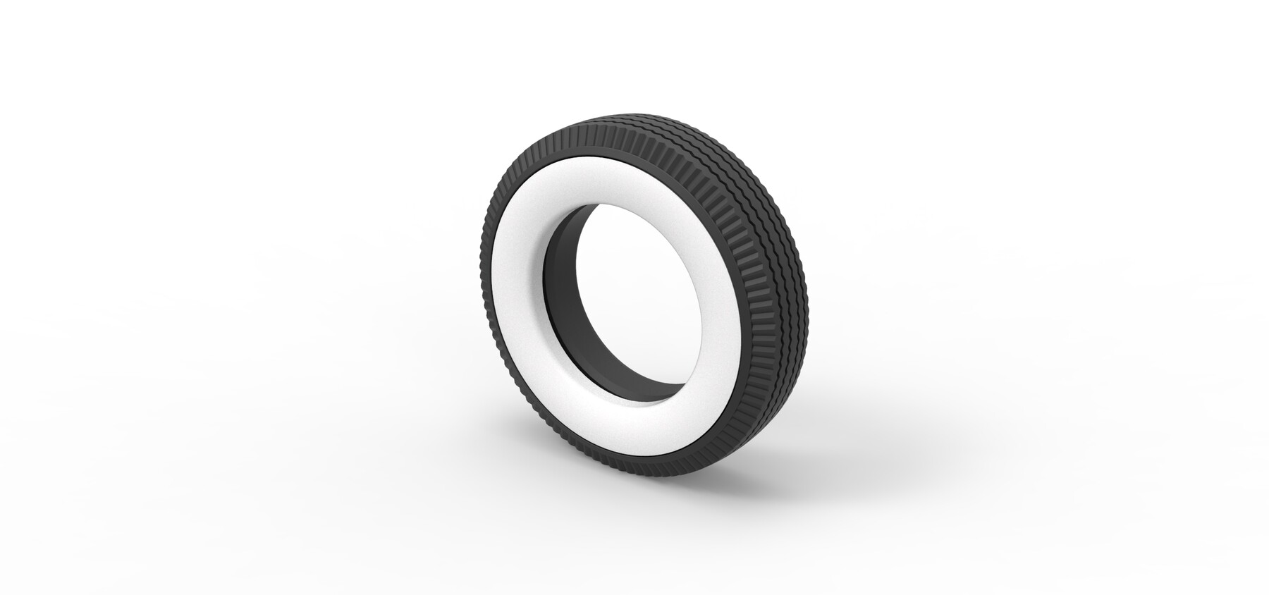 ArtStation - 3D printable Diecast Whitewall tire Scale 1:25 | Resources