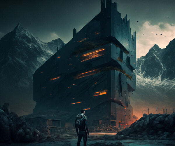 ArtStation - Dark Future in the different countries, concept sci-fi art ...