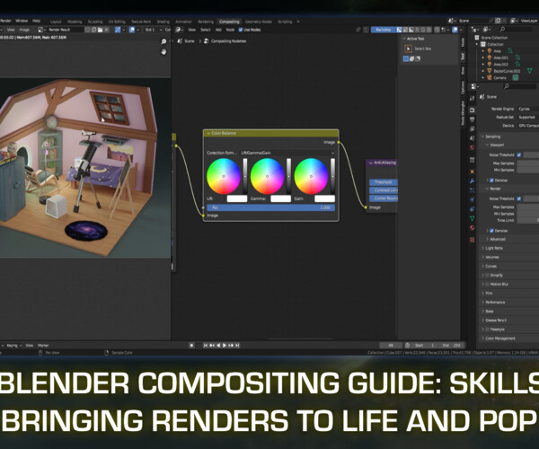 ArtStation - Mastering the Art of Isometric Room Design in Blender 3 ...
