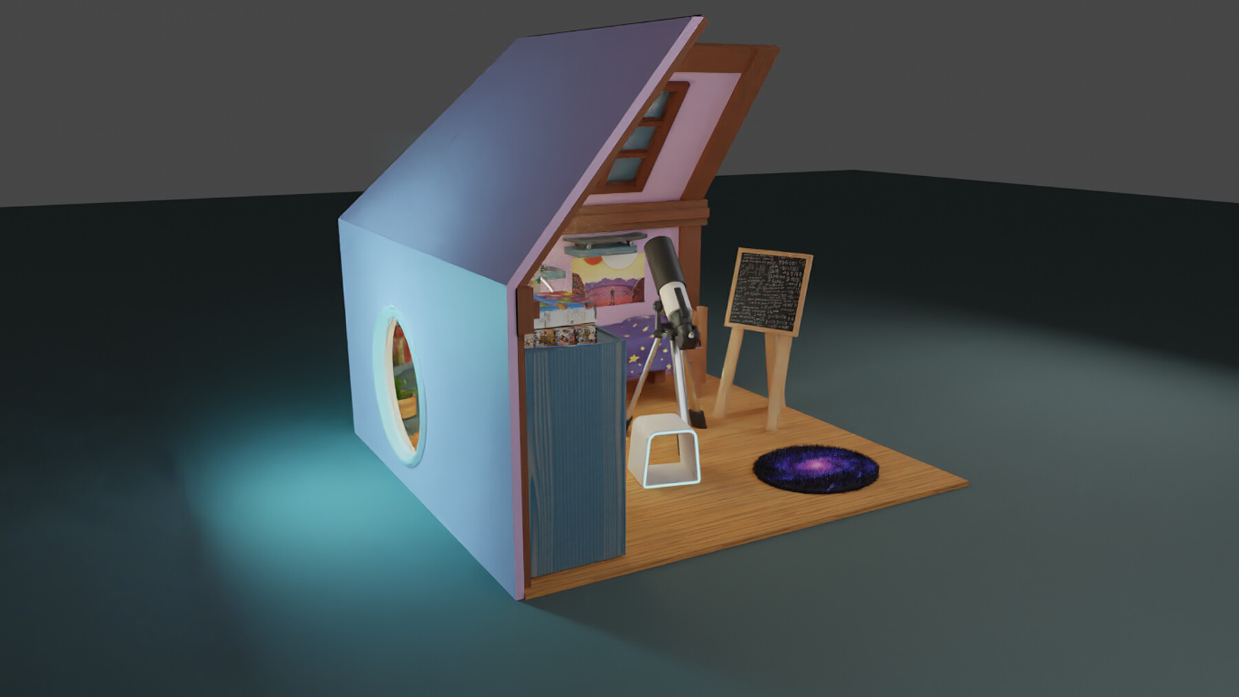 ArtStation - Mastering the Art of Isometric Room Design in Blender 3 ...