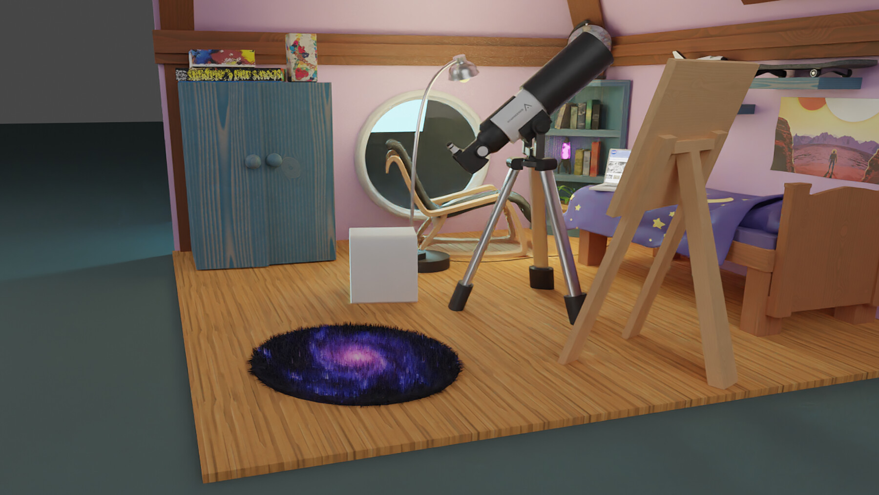 ArtStation - Mastering the Art of Isometric Room Design in Blender 3 ...