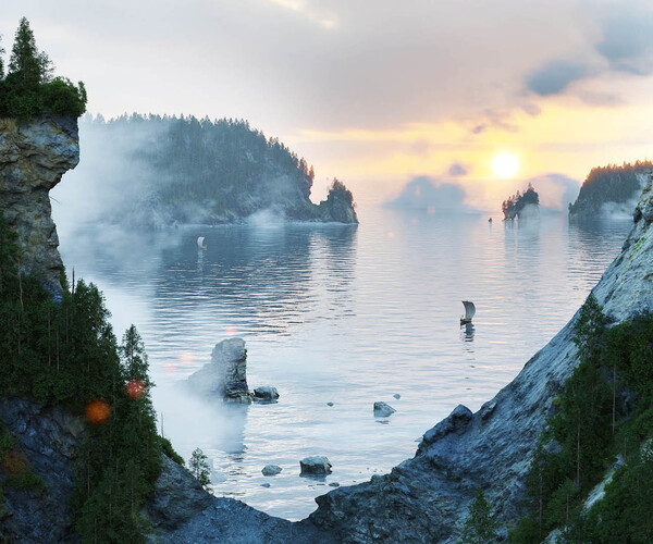 ArtStation - Large Coastal Cliff Scan Collection PBR | Resources