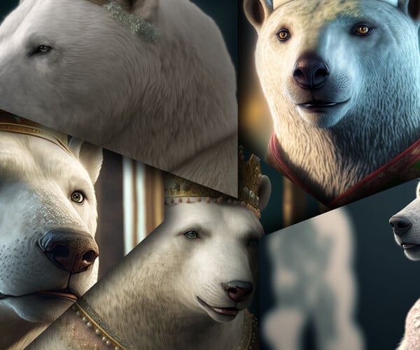 ArtStation - 100 Polar Bears (More Than 8K Resolution) | Artworks