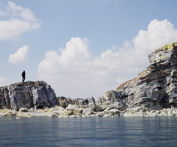 ArtStation - Large Coastal Cliff Scan Collection PBR | Resources