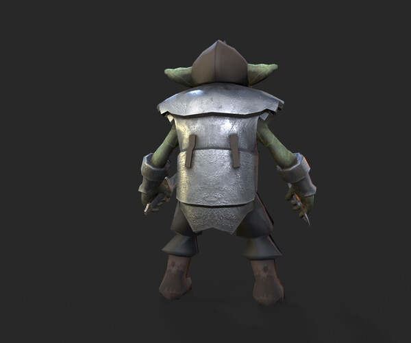 ArtStation - stylized low poly goblin | Game Assets