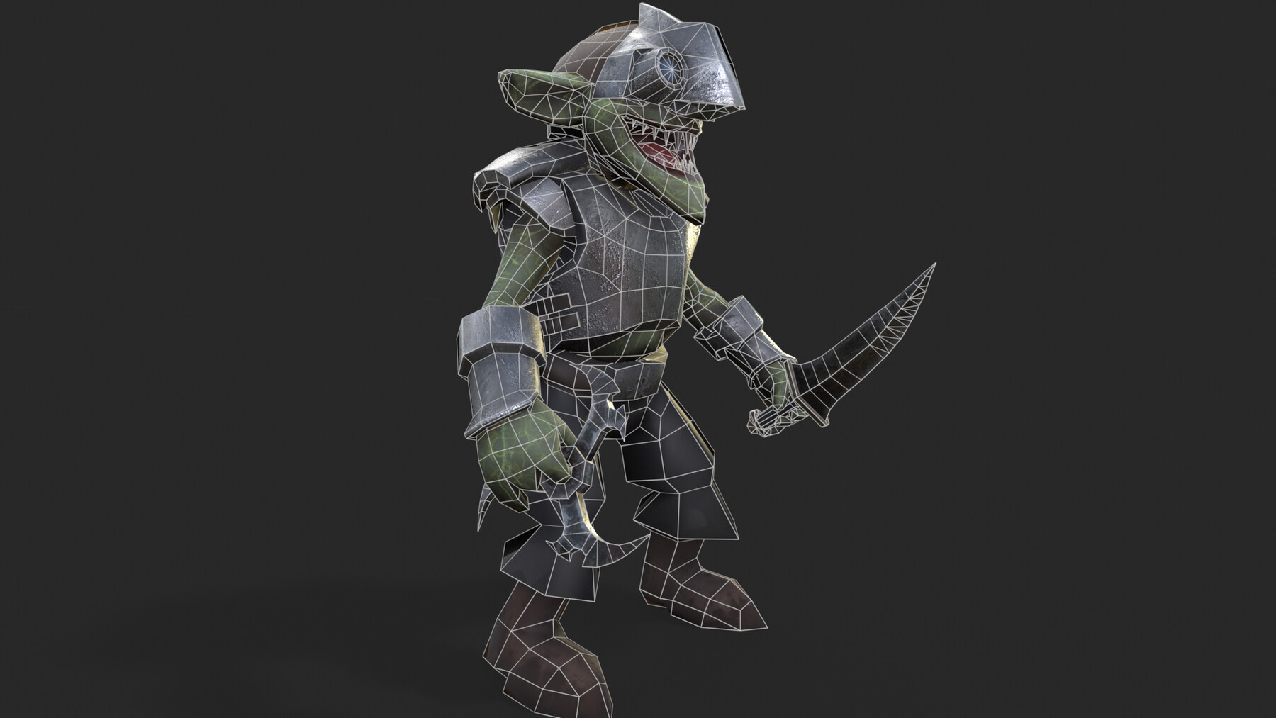 ArtStation - stylized low poly goblin | Game Assets