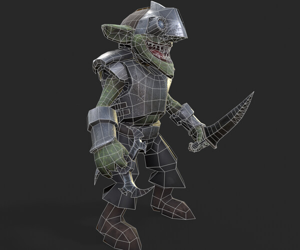 ArtStation - stylized low poly goblin | Game Assets