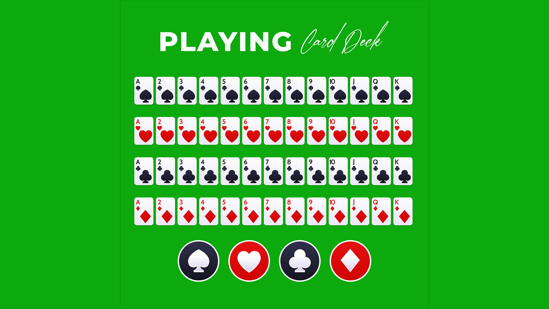 ArtStation - Playing Card Deck with Slices | Game Assets