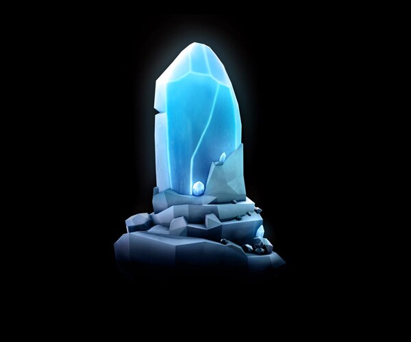 ArtStation - Low poly Crystals | Game Assets