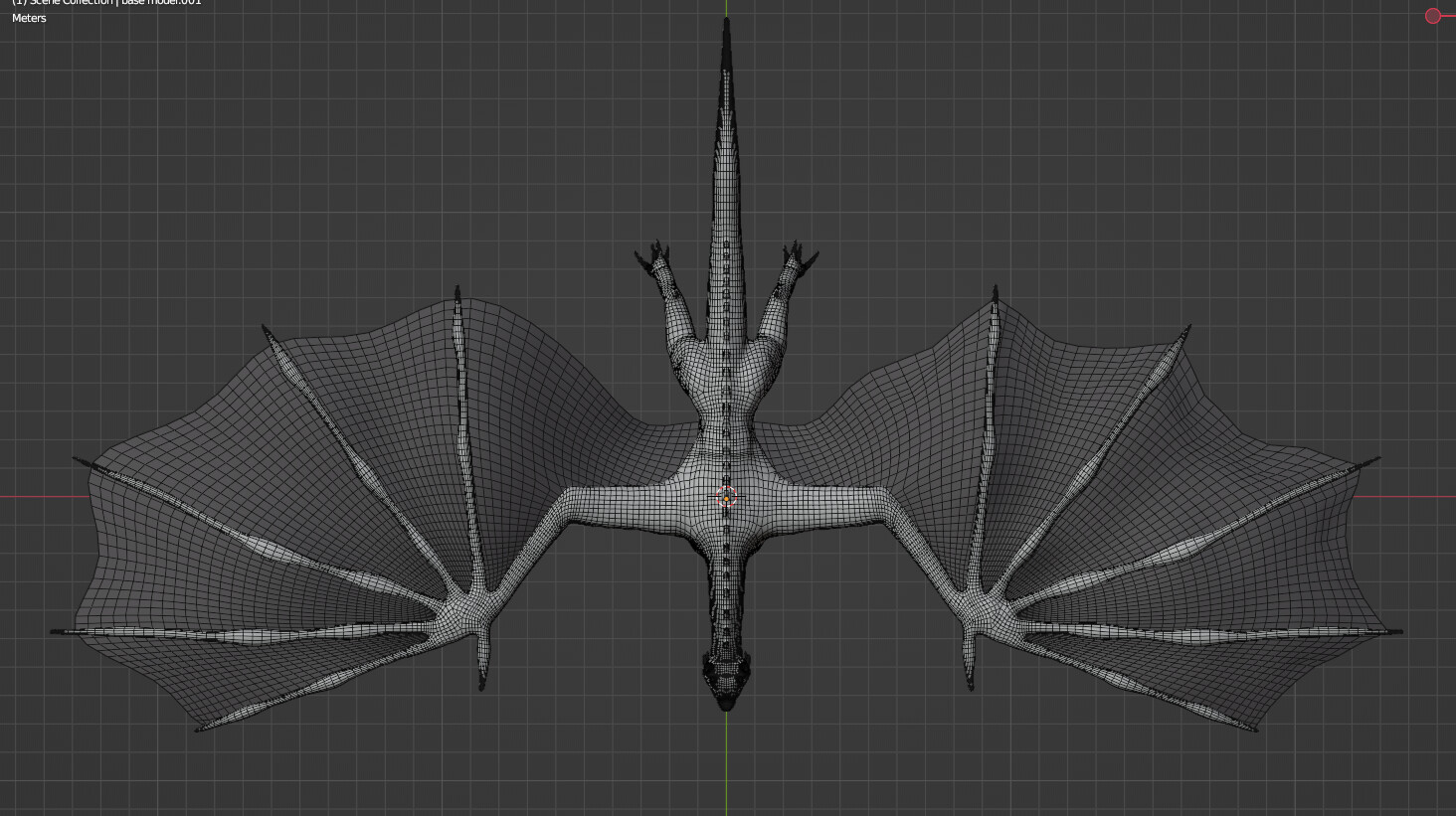 ArtStation - Wyvern 3D model rigged | Game Assets