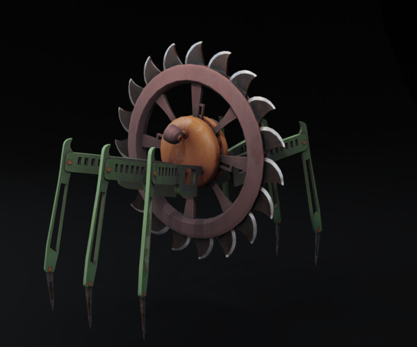 ArtStation - Stylized Mechanic Spider | Game Assets