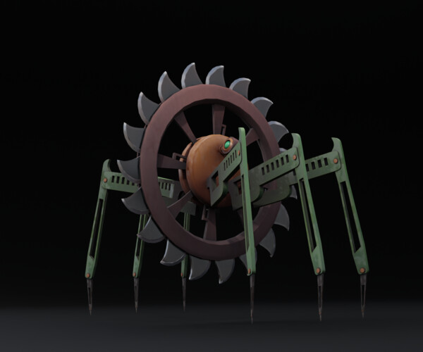 ArtStation - Stylized Mechanic Spider | Game Assets