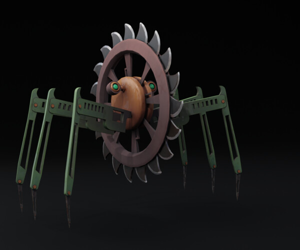 ArtStation - Stylized Mechanic Spider | Game Assets