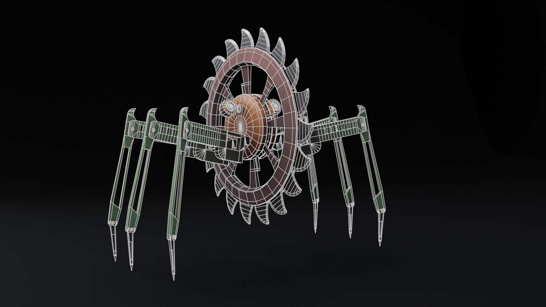 ArtStation - Stylized Mechanic Spider | Game Assets