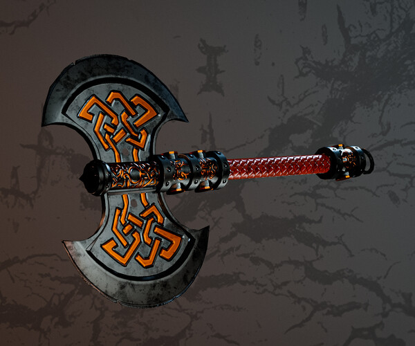 ArtStation - Dwarf Axe | Game Assets