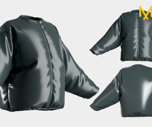 ArtStation - Streetwear Puffer Jacket #026 - Clo 3D / Marvelous ...