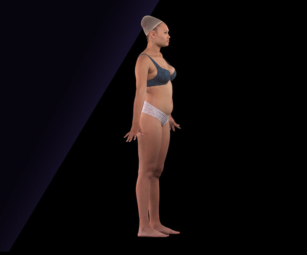 ArtStation - Raw A Pose|Muneefa Farooq Underwear | Resources